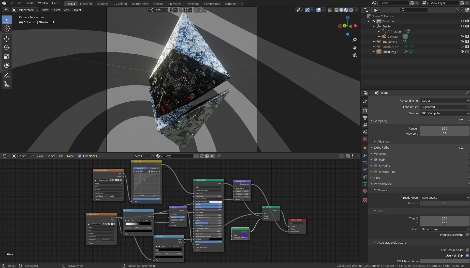 Ethereum icon 3D model 3D model | CGTrader