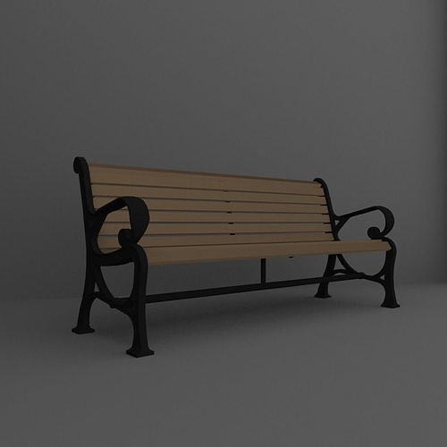 Bench free 3D model | CGTrader