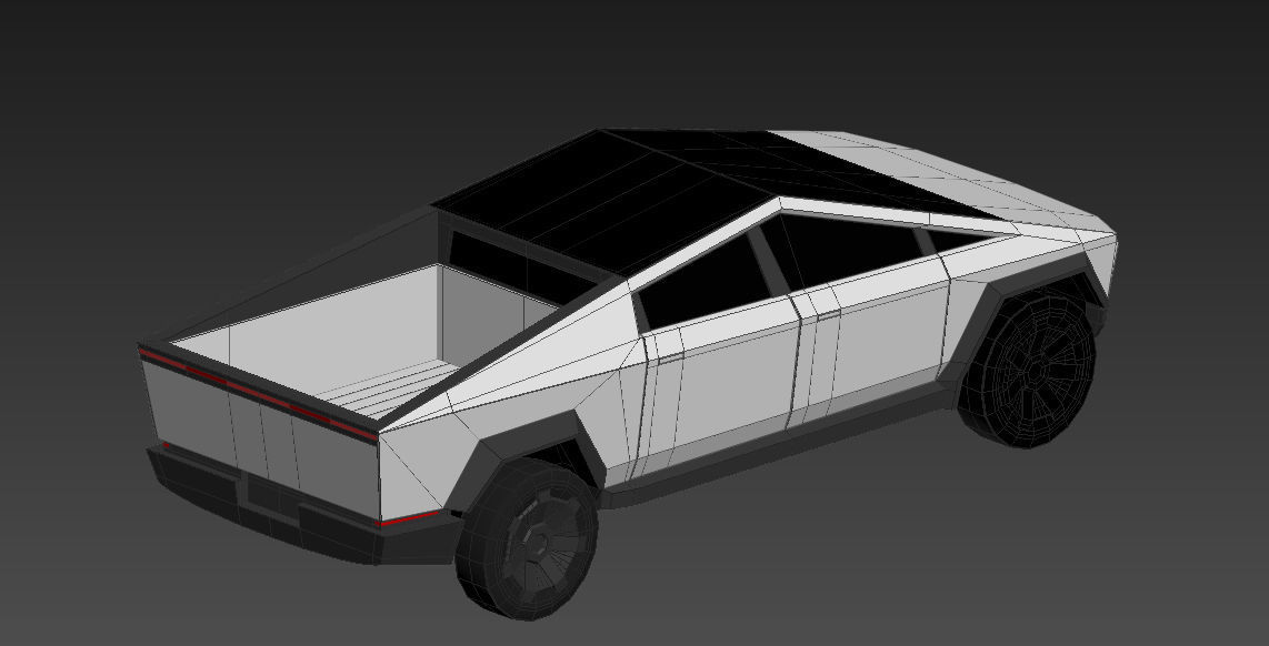 Tesla CyberTruck 3D model animated | CGTrader