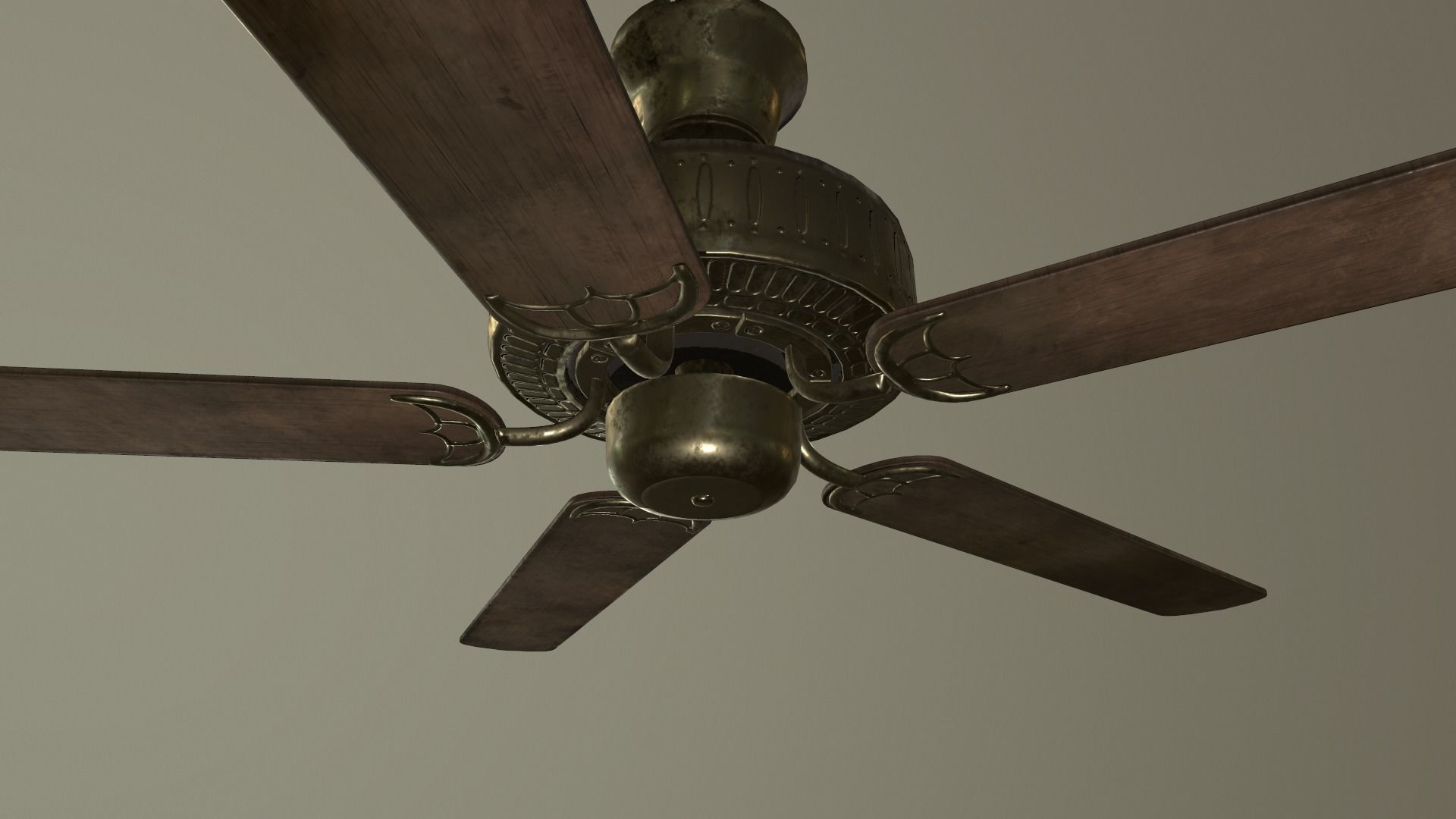3D model Ceiling Fan Game Ready Asset PBR VR / AR / low-poly | CGTrader