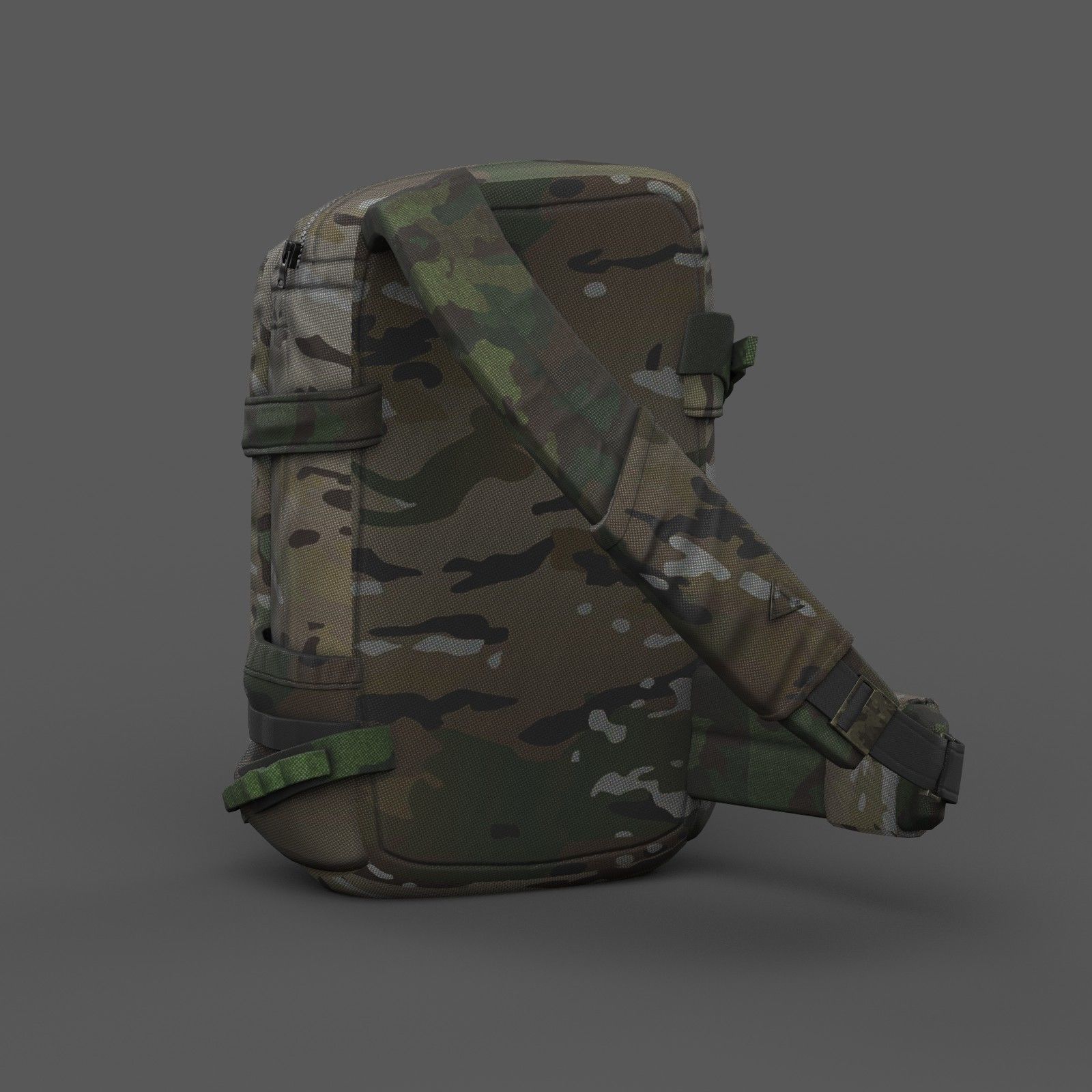 3D model Backpack military combat soldier armor scifi fantasy 3d human ...