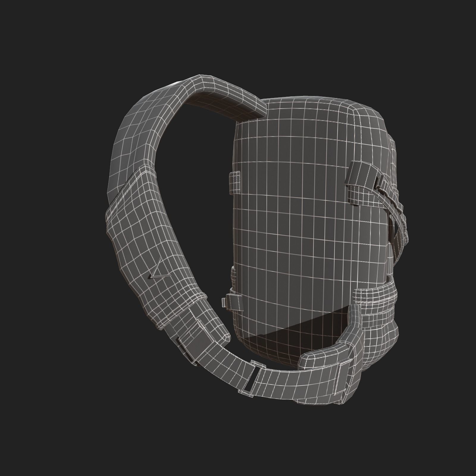 3D model Backpack military combat soldier armor scifi fantasy 3d human ...