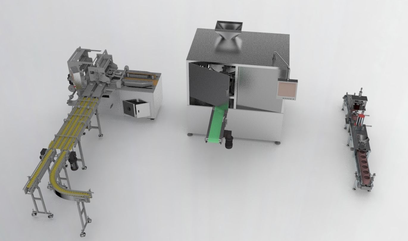 Packing machine assembly 3D model | CGTrader