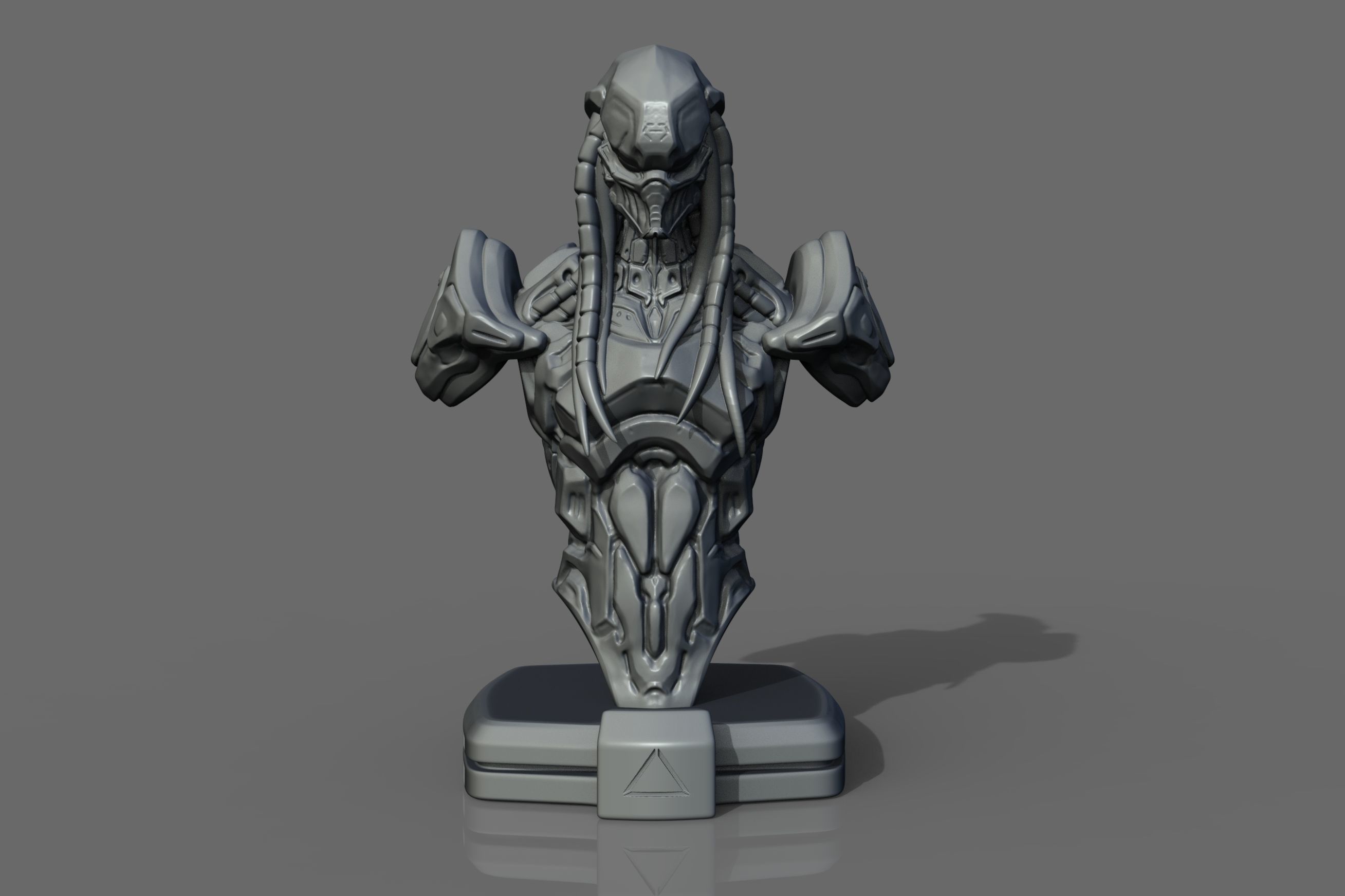 Predator Bust 3D model 3D printable | CGTrader