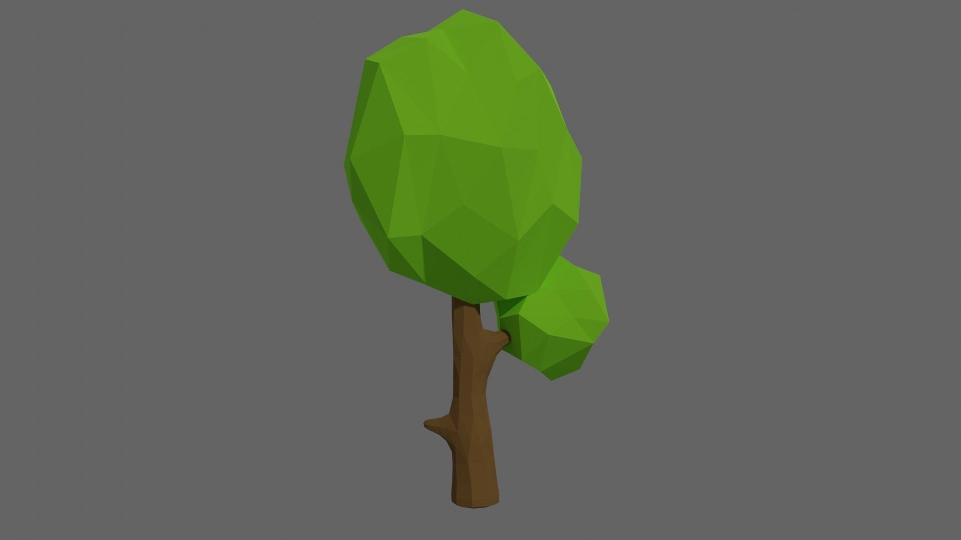 3D model Low Poly Trees Set 1 VR / AR / low-poly | CGTrader