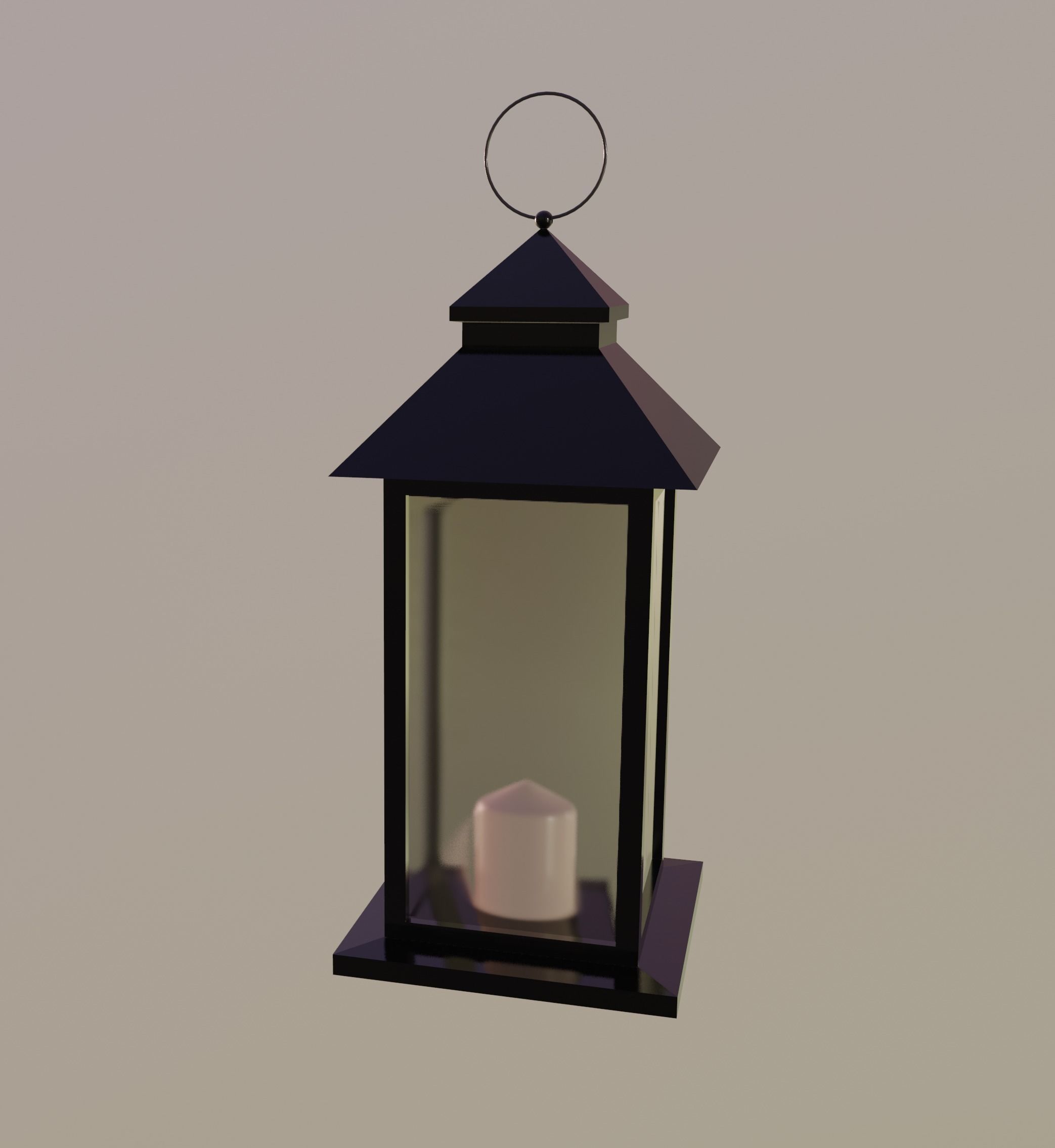 3D model Outdoor Lantern LOW POLY VR / AR / low-poly | CGTrader