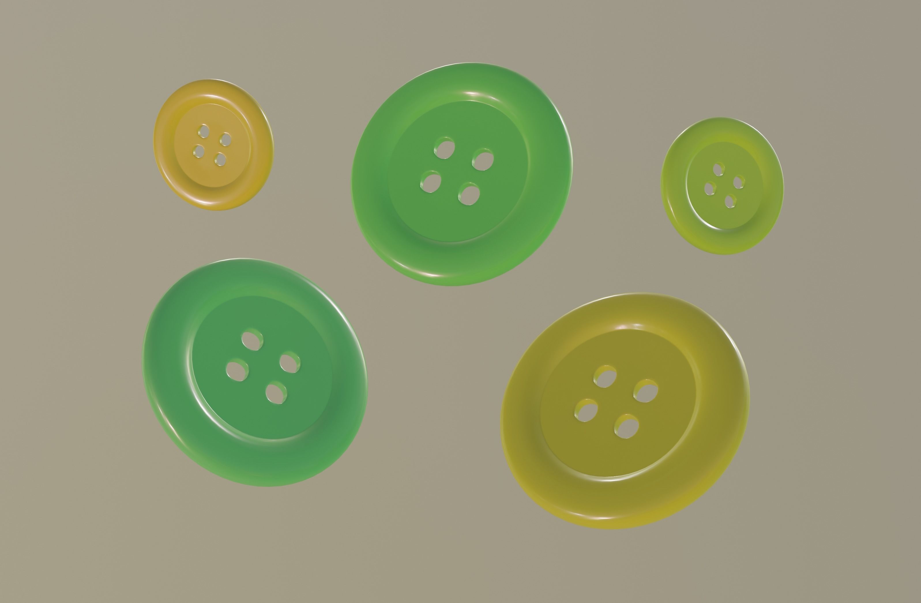 3D model Button VR / AR / low-poly | CGTrader