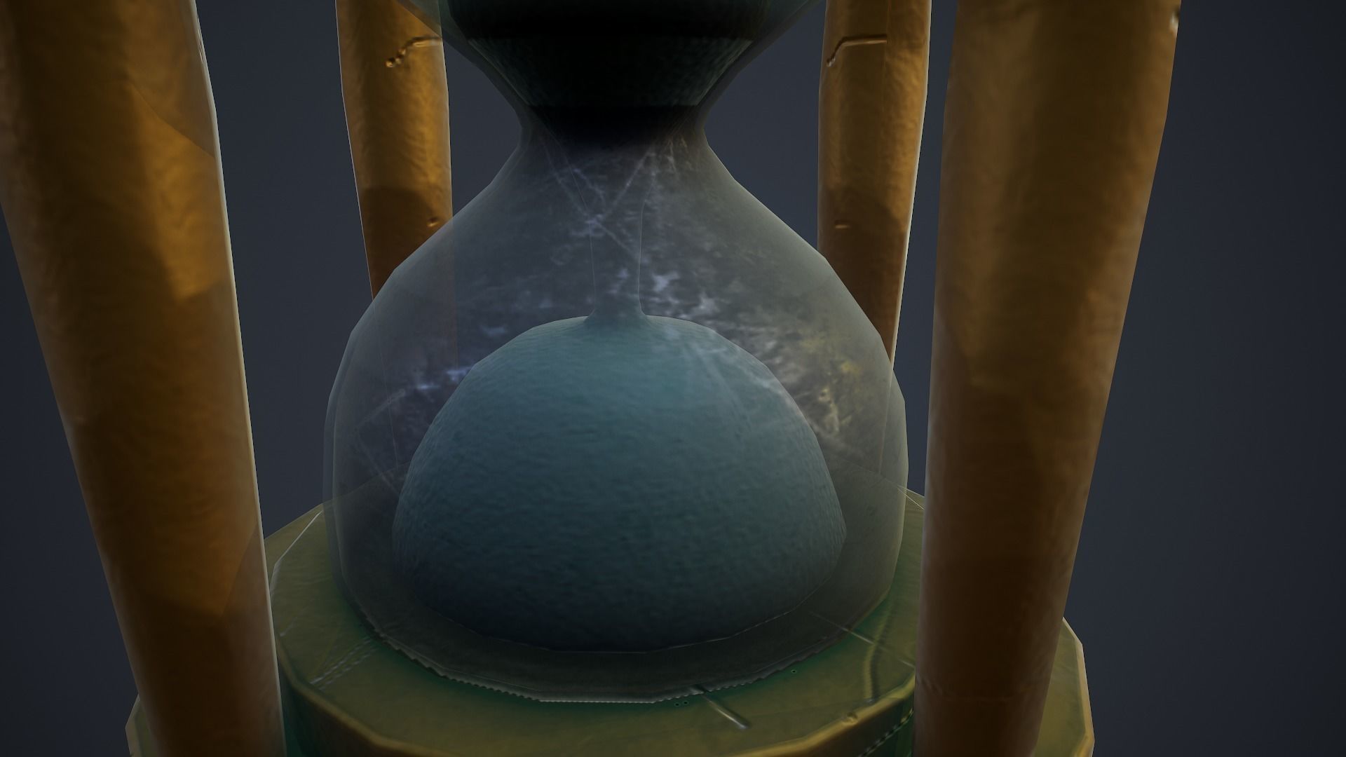 3D model stylized hourglass model low poly VR / AR / low-poly | CGTrader