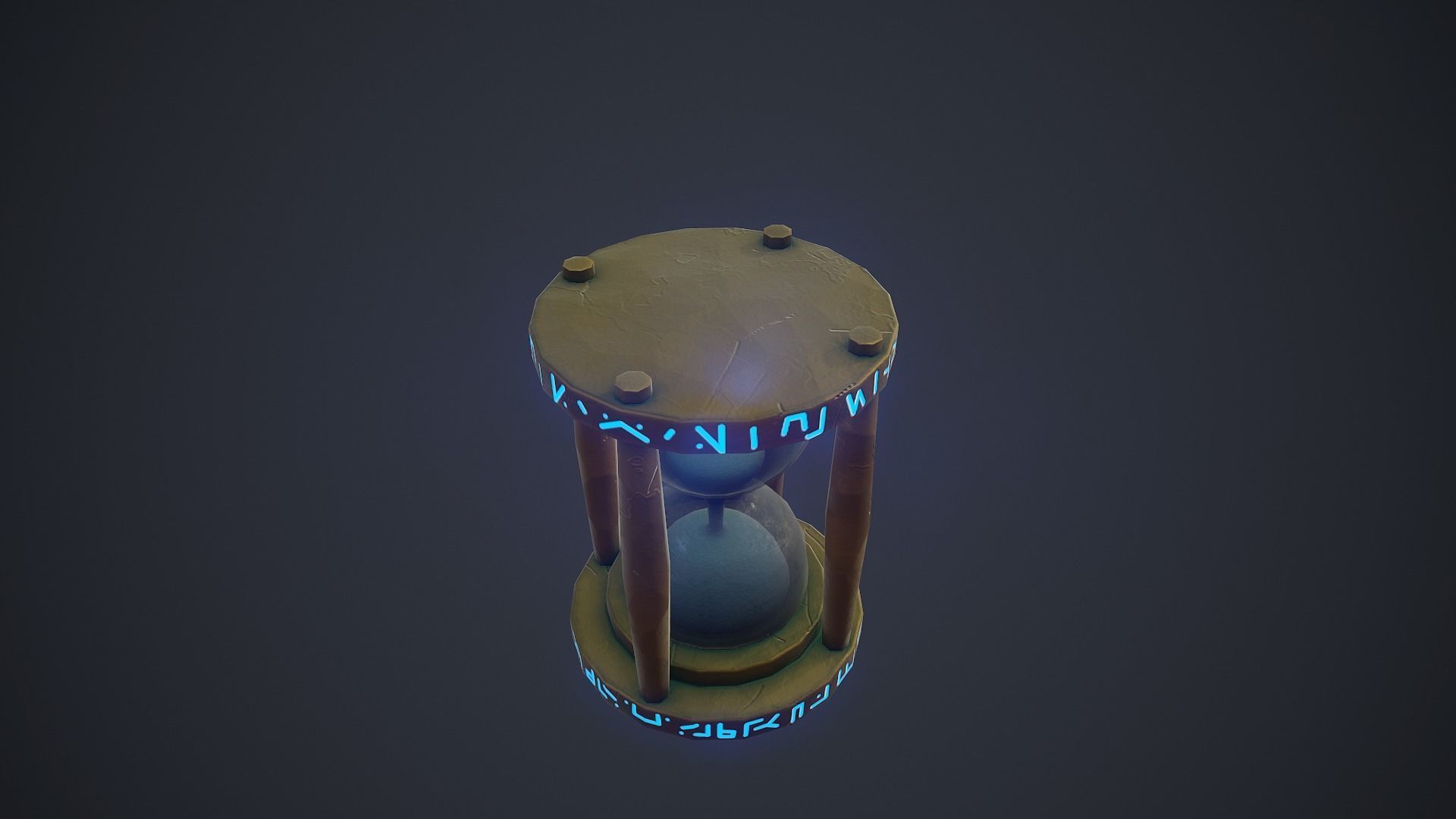 3D model stylized hourglass model low poly VR / AR / low-poly | CGTrader
