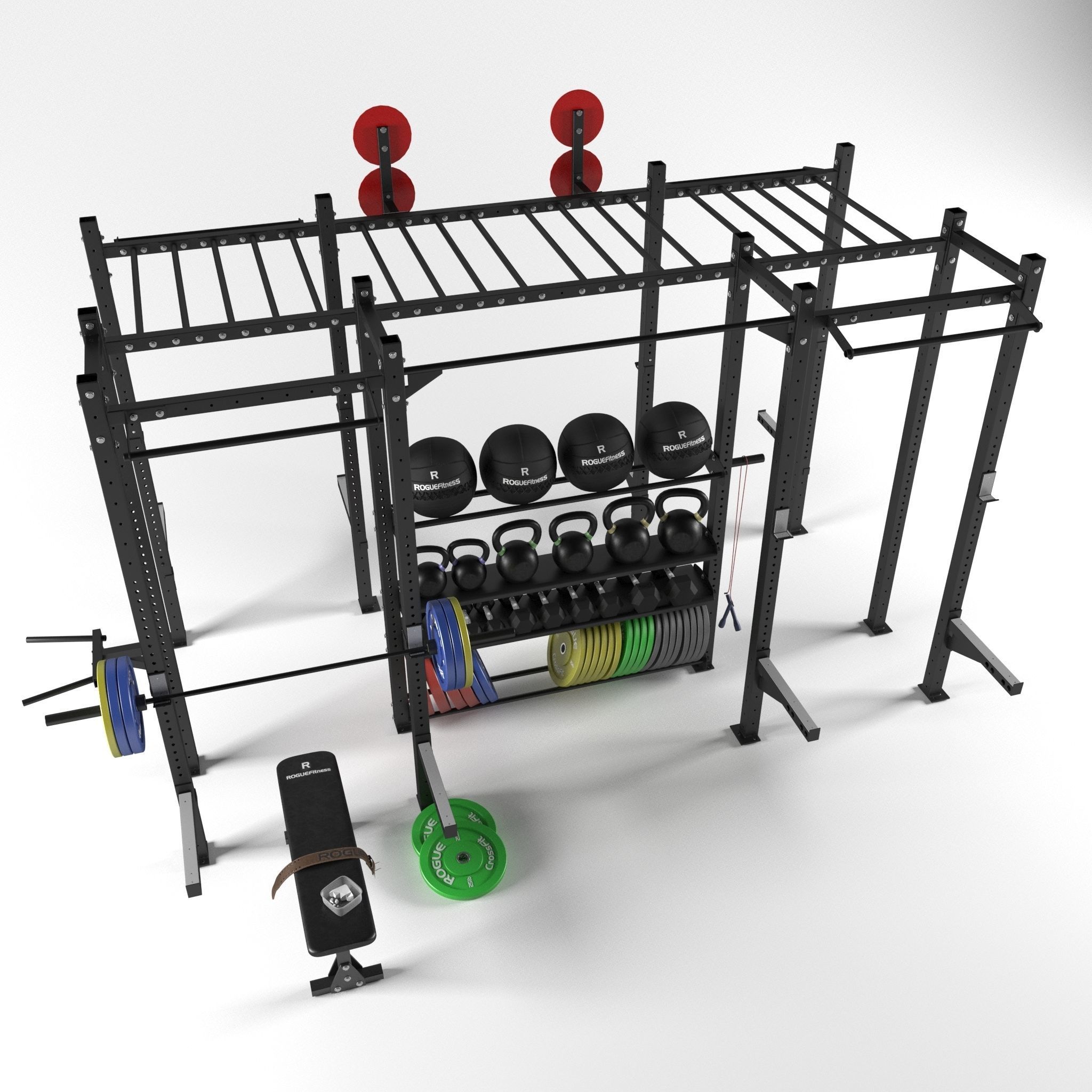 Crossfit rig 3D model | CGTrader