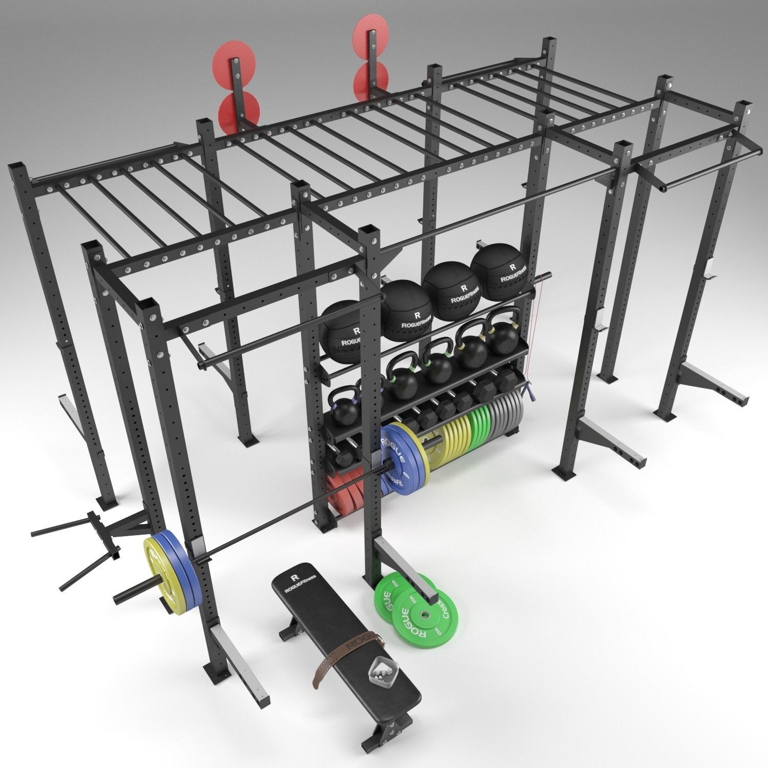 Crossfit rig 3D model | CGTrader