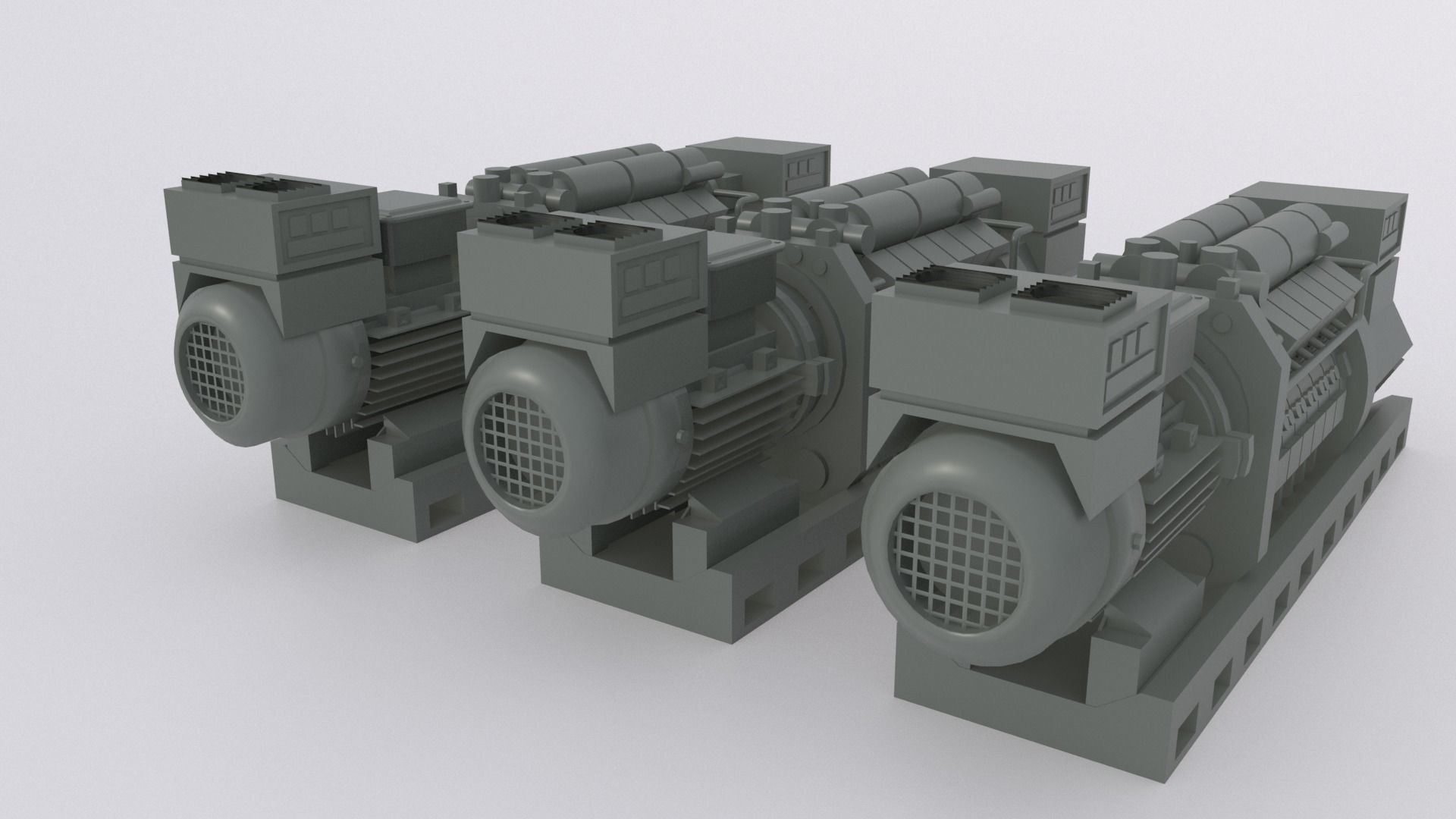 SGM system 3D model animated | CGTrader