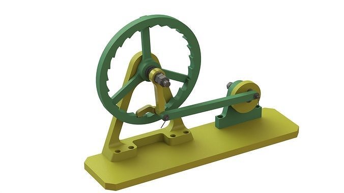 Ratchet Mechanism 3D model 3D printable | CGTrader