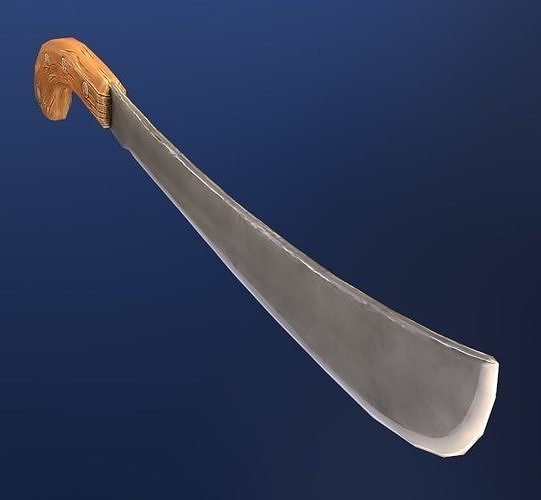 3D model Stylized machete VR / AR / low-poly | CGTrader