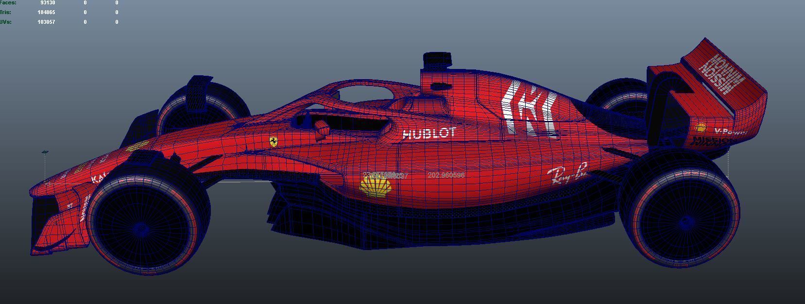 f1 2021 detailed model 3D model | CGTrader