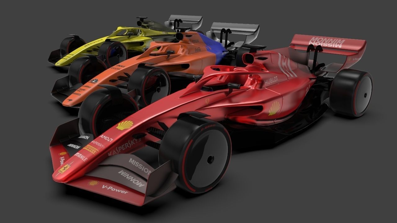 f1 2021 detailed model 3D model | CGTrader