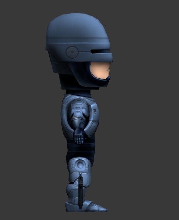 3D model Robocop robot with gun VR / AR / low-poly | CGTrader