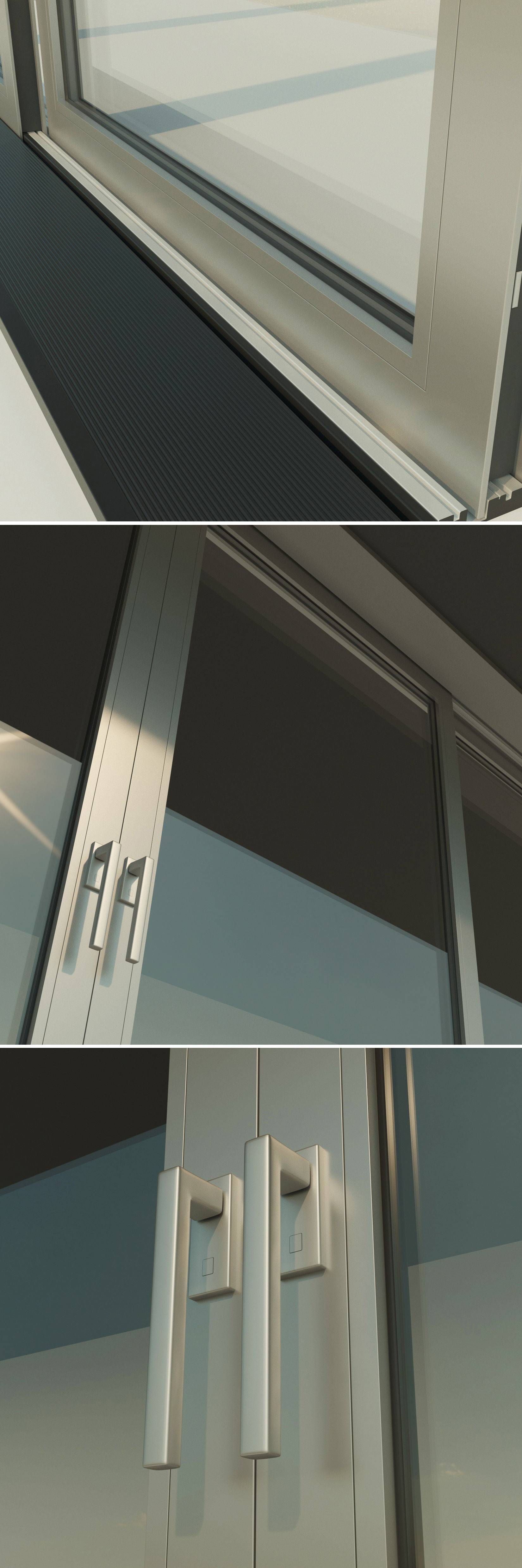 3D model Panoramic sliding system Window Door VR / AR / low-poly | CGTrader