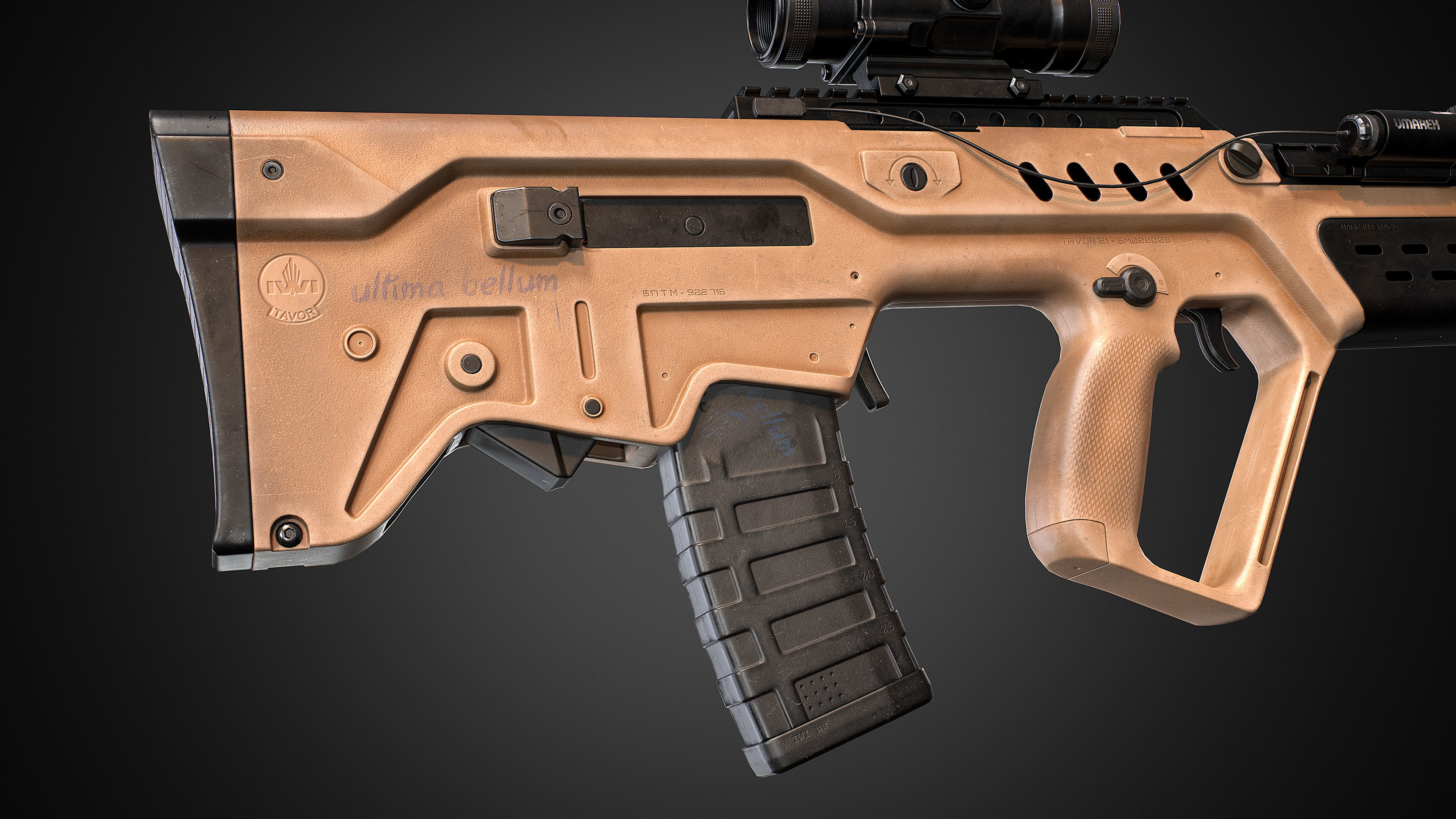 3D model TAR 21 rifle VR / AR / low-poly | CGTrader