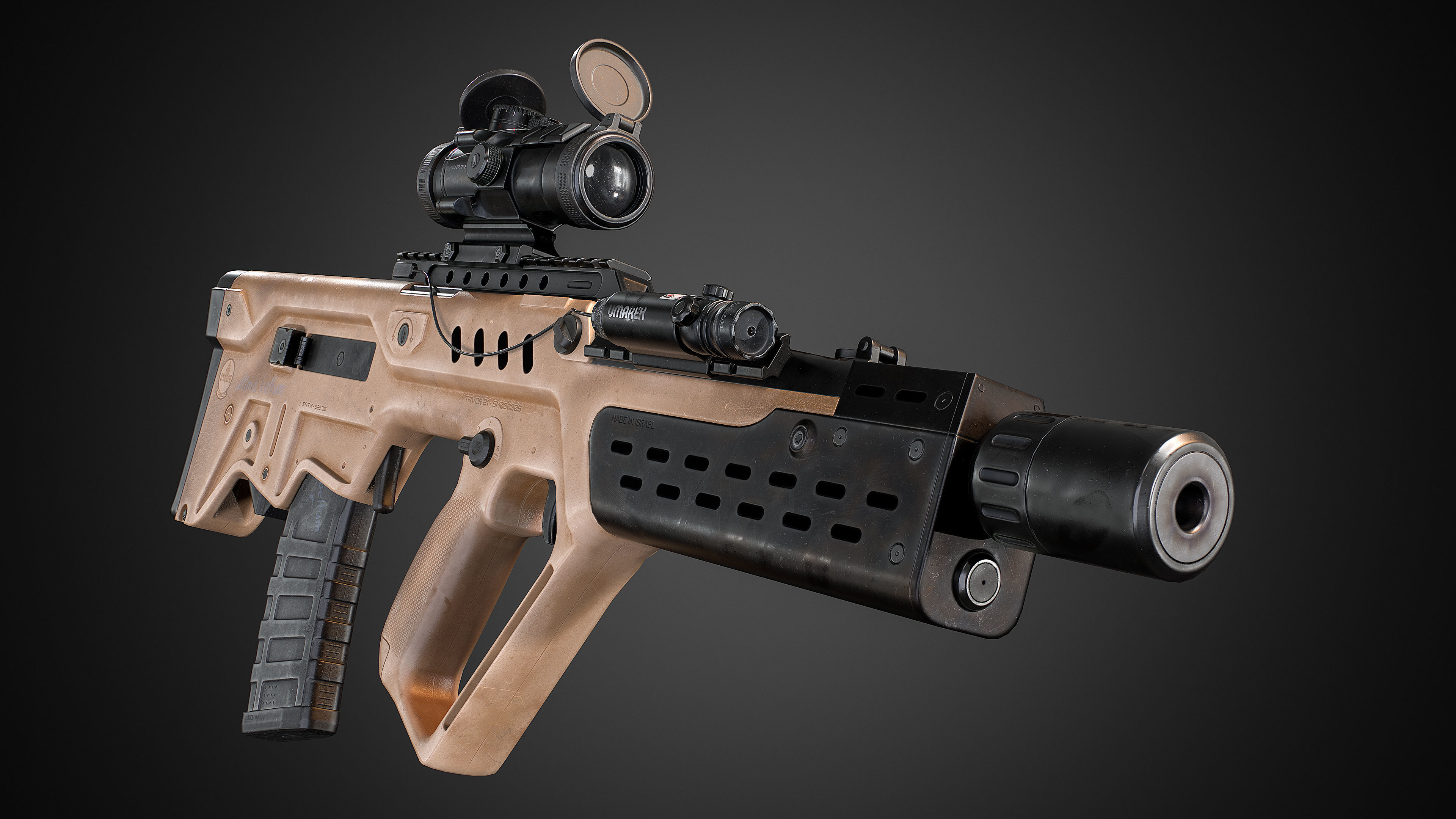 3D model TAR 21 rifle VR / AR / low-poly | CGTrader