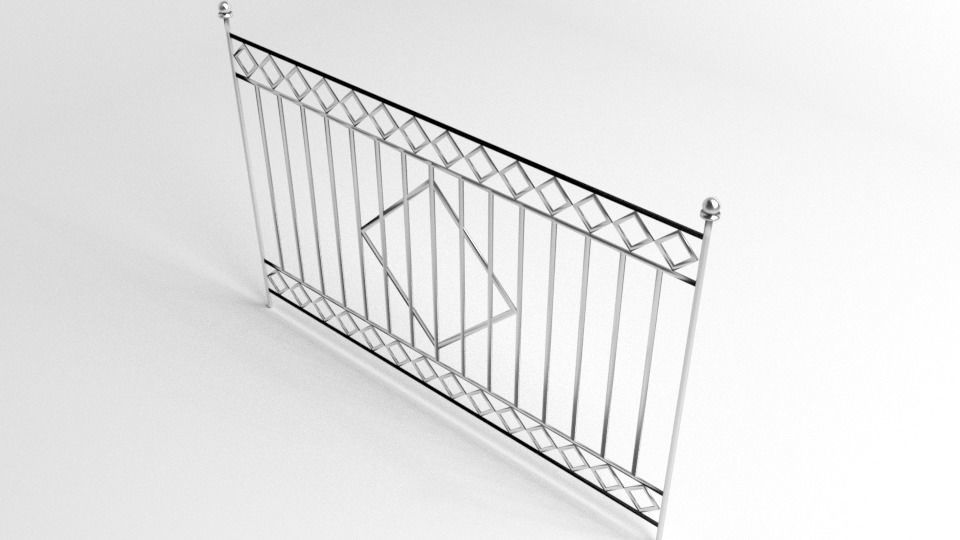 Grill Gate 3 3D model | CGTrader