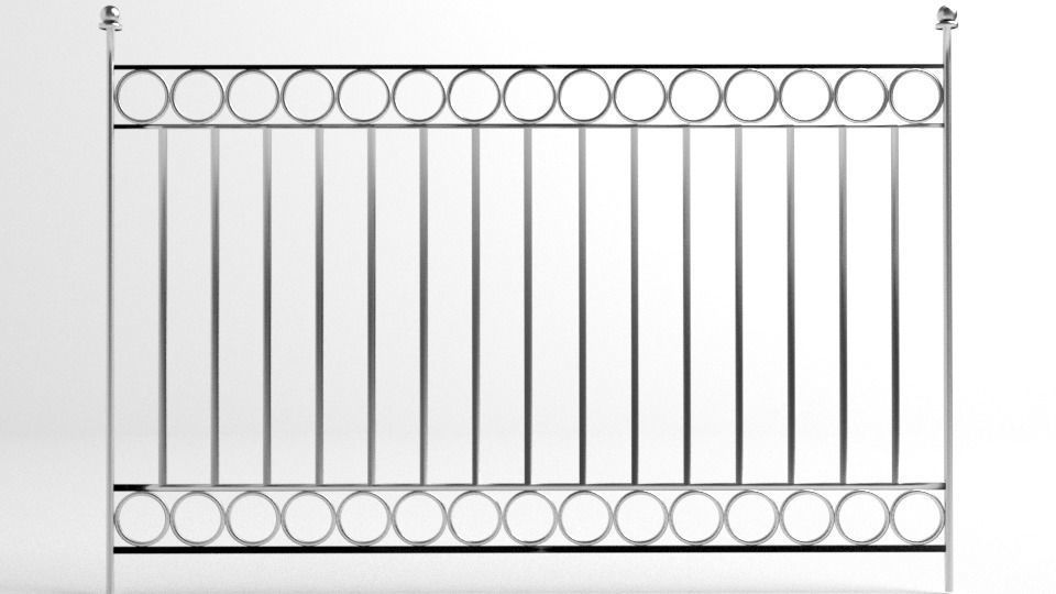 Grill Gate 4 3D model | CGTrader
