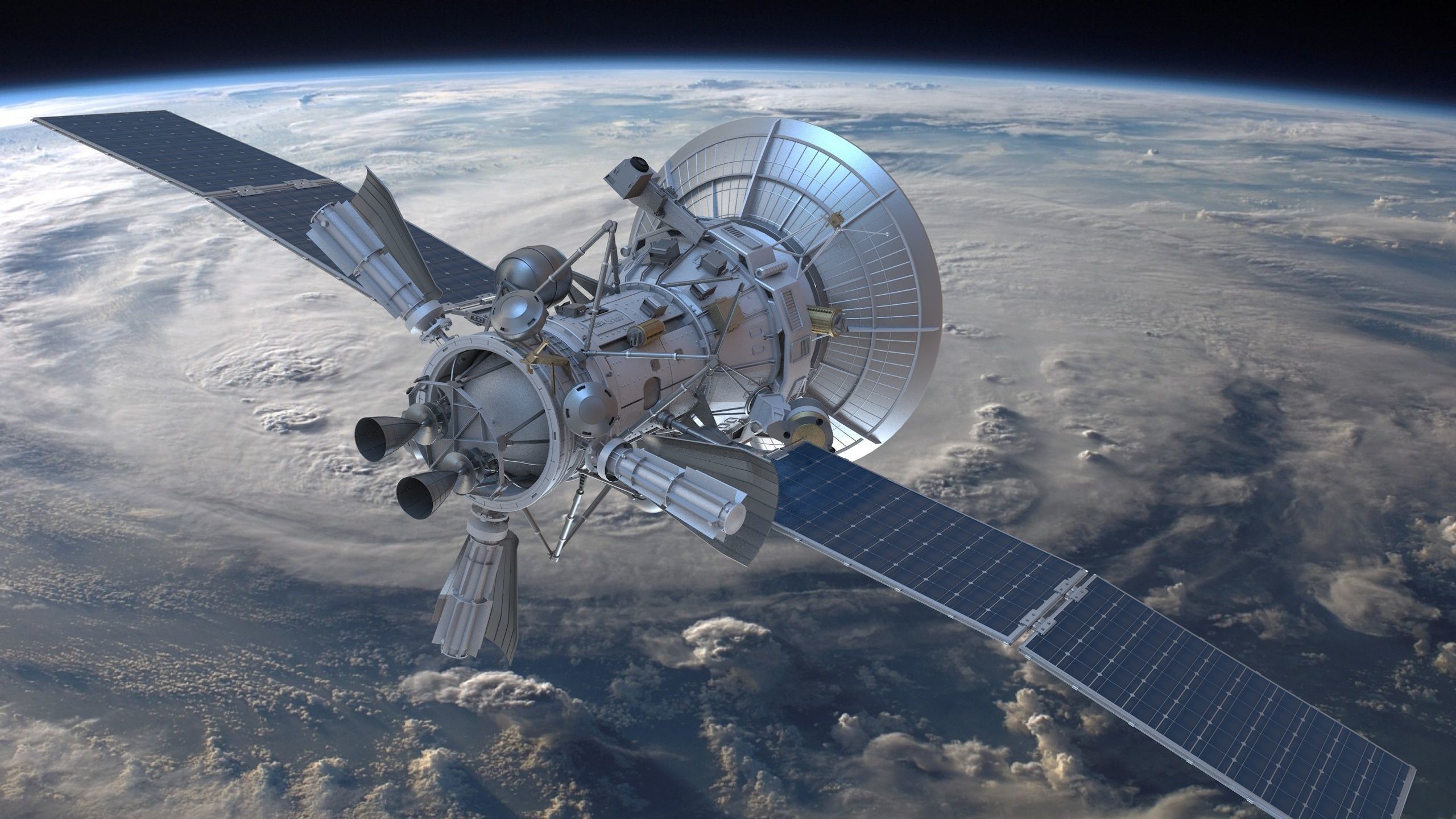 Sci-fi satellite 3D model | CGTrader