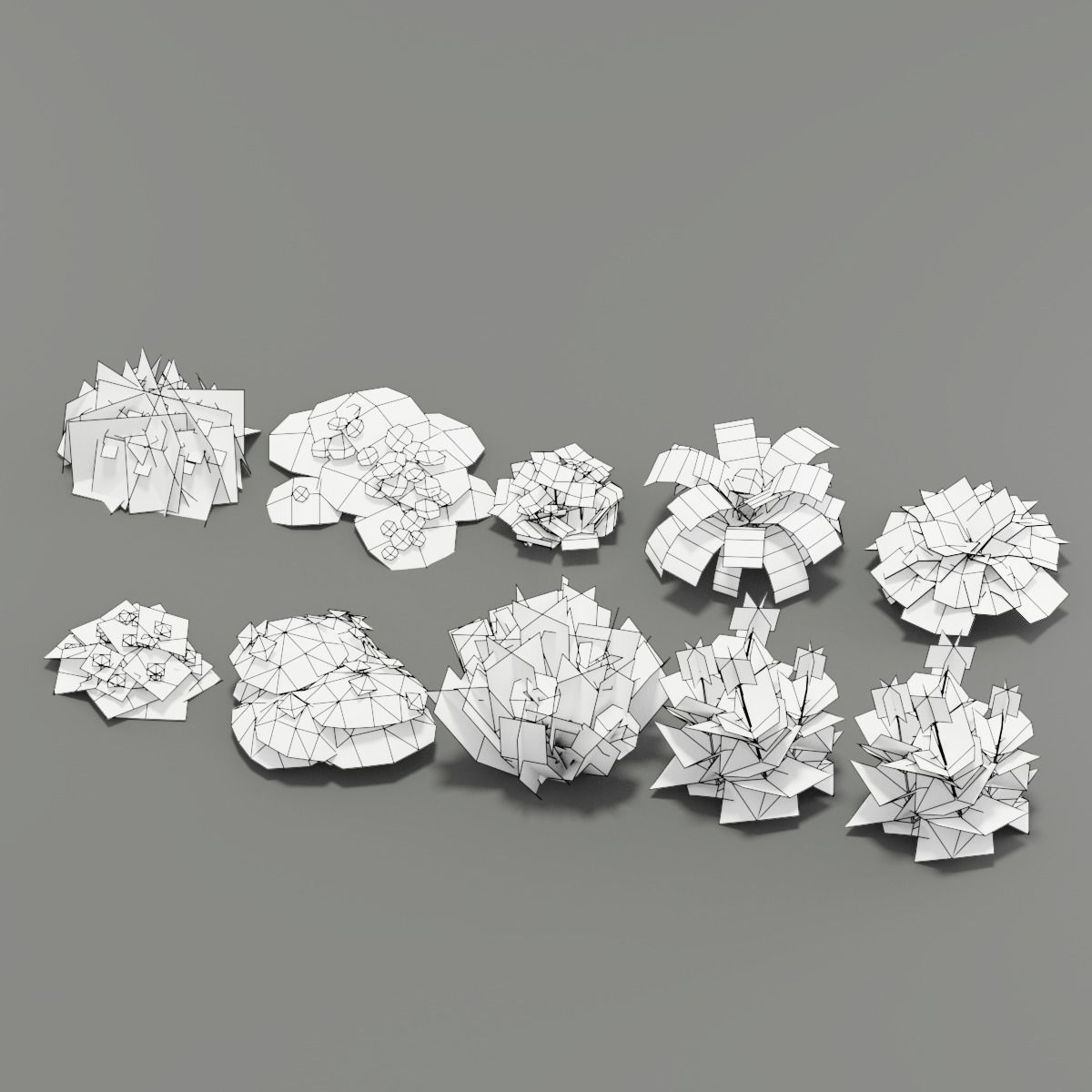 Flower Low Poly Collection | CGTrader