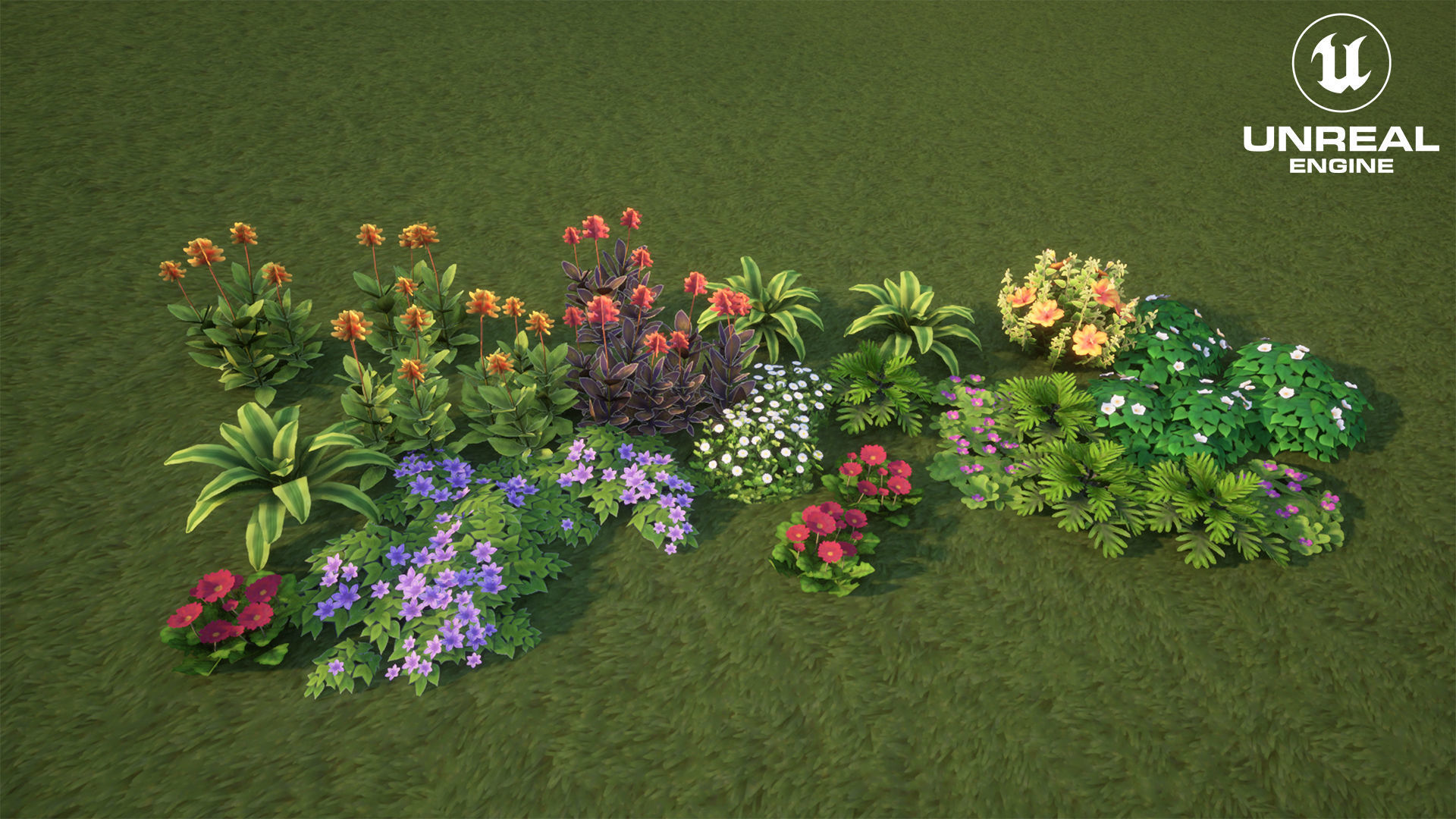 Flower Low Poly Collection | CGTrader