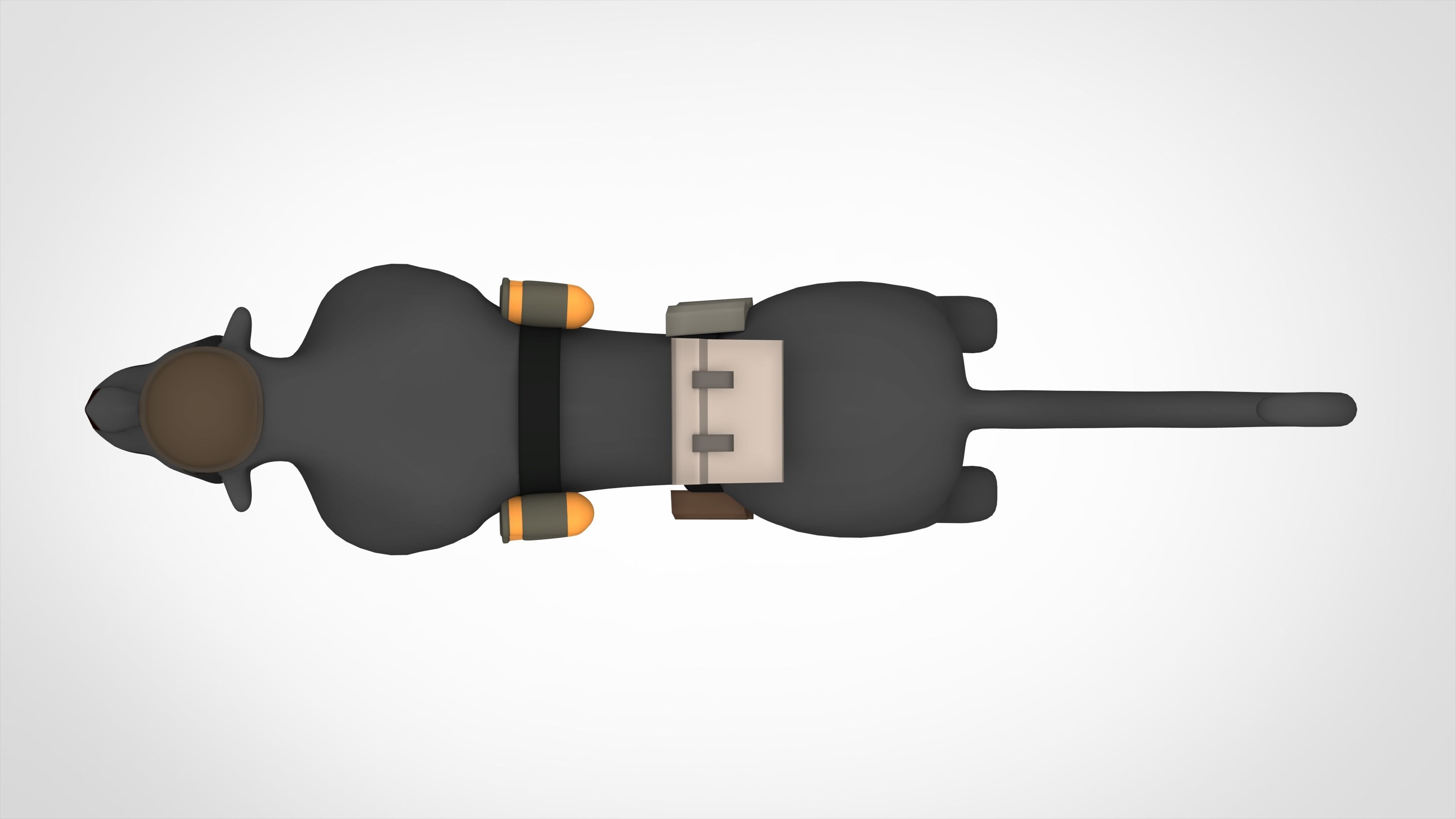 3D model TF2 Demoman Panther VR / AR / low-poly | CGTrader