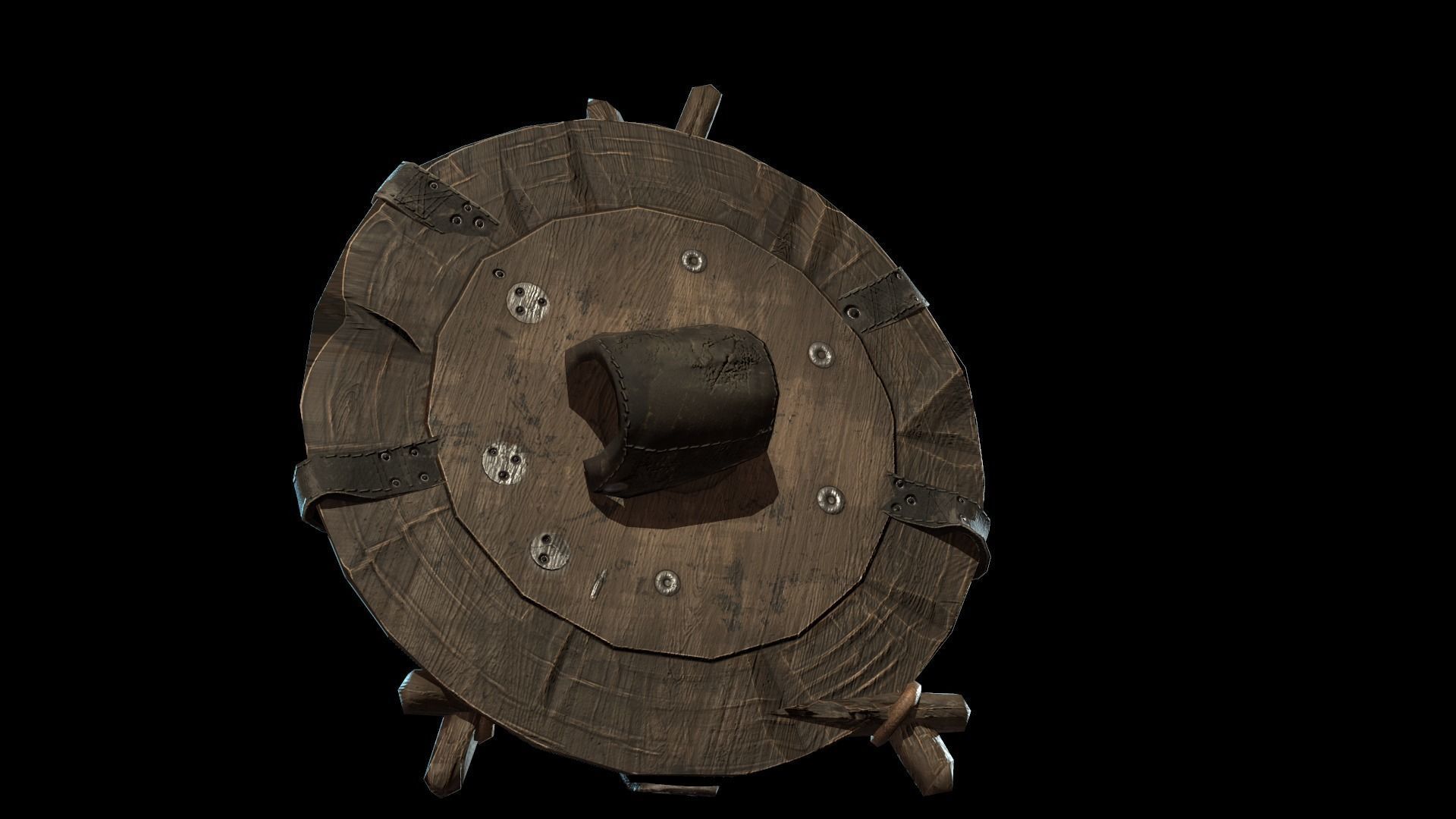 3D model Orc Set of fantasy shields VR / AR / low-poly | CGTrader