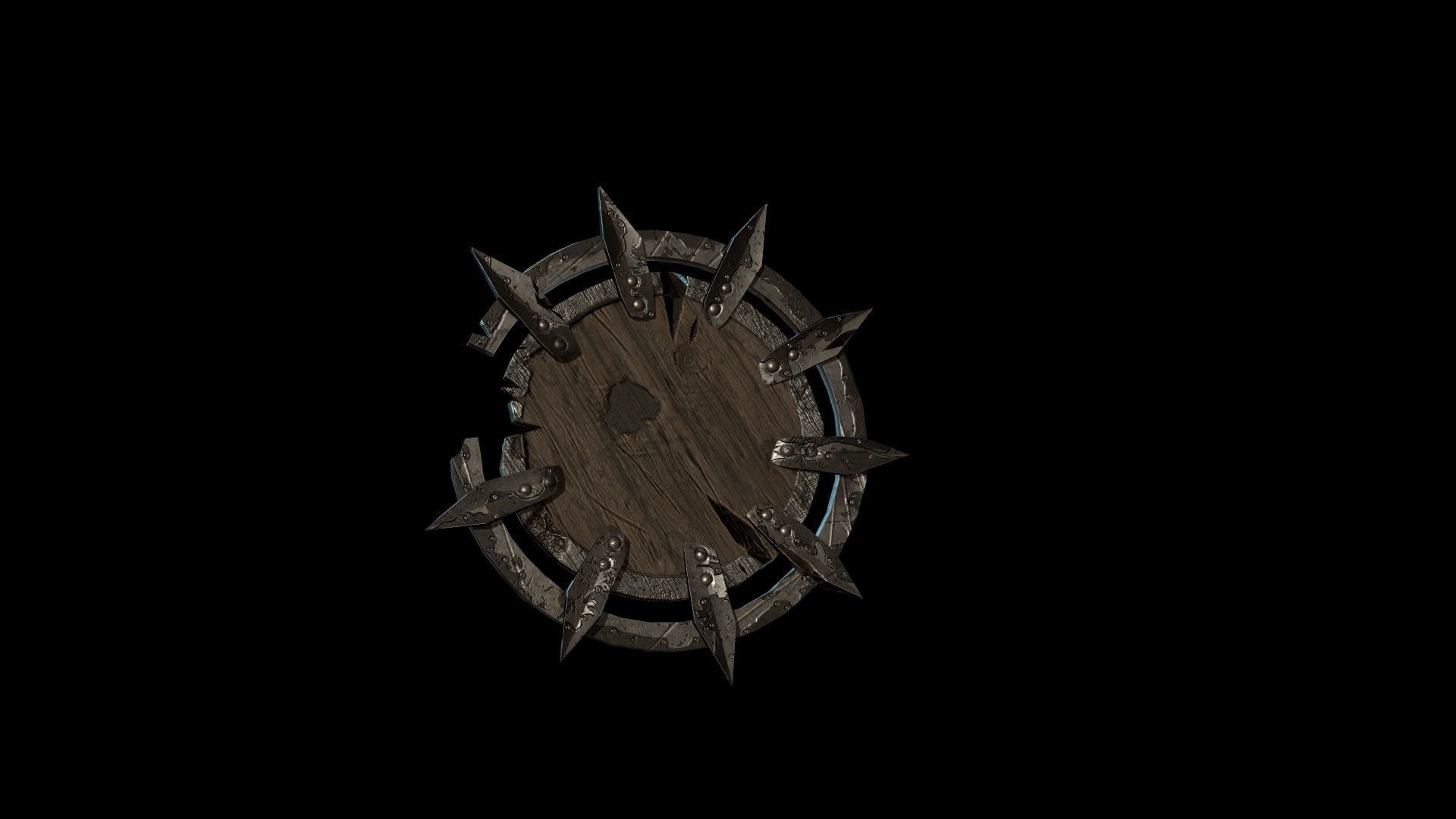 3D model Orc Set of fantasy shields VR / AR / low-poly | CGTrader