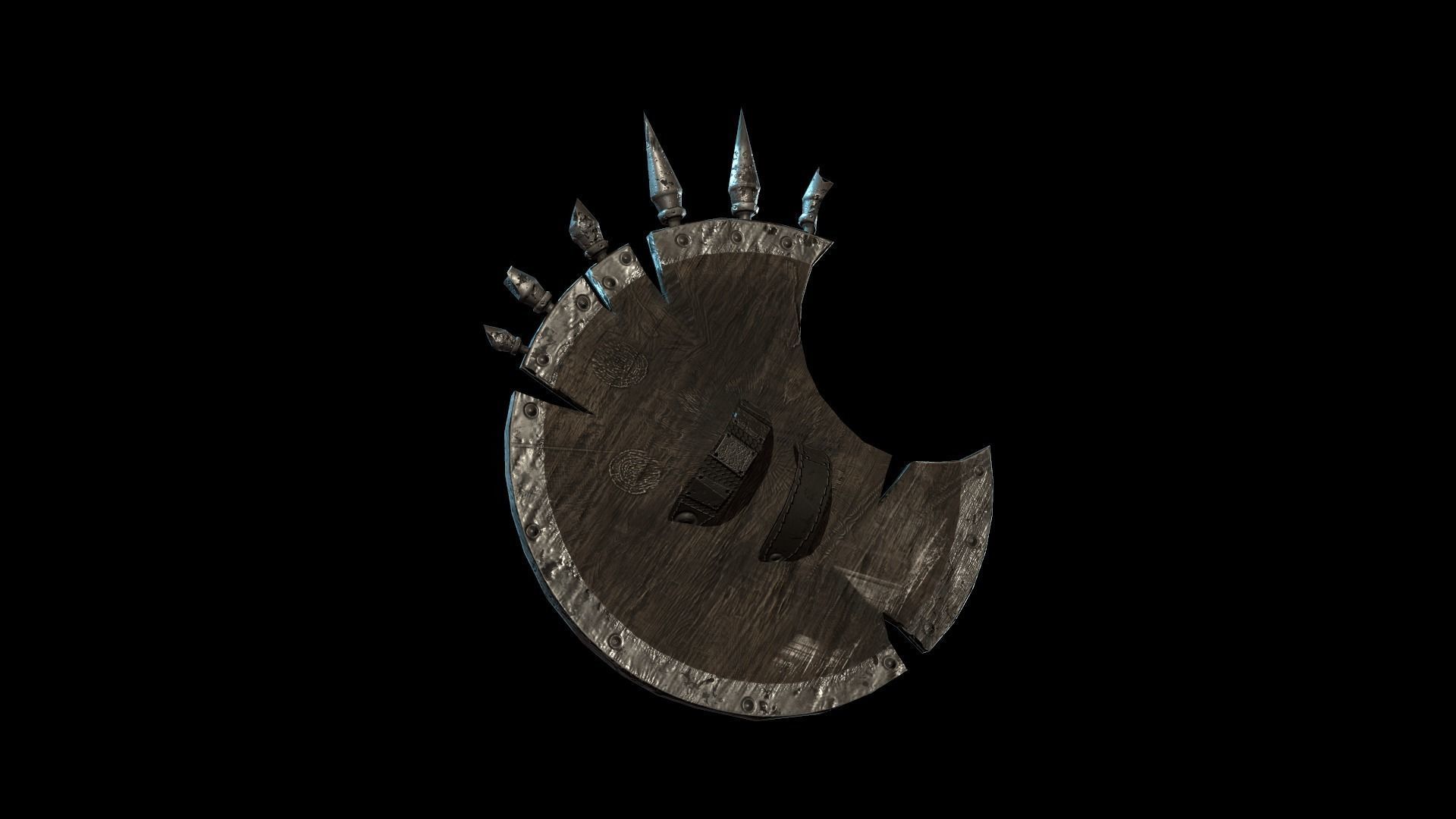 3D model Orc Set of fantasy shields VR / AR / low-poly | CGTrader