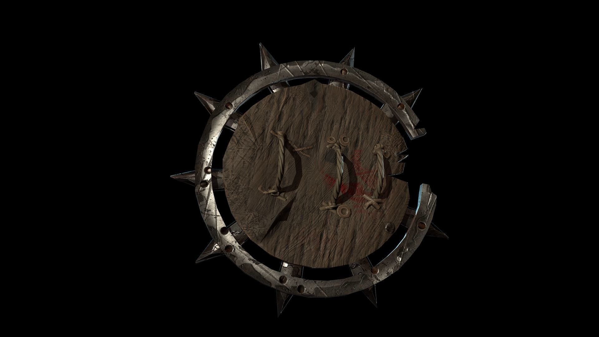 3D model Orc Set of fantasy shields VR / AR / low-poly | CGTrader