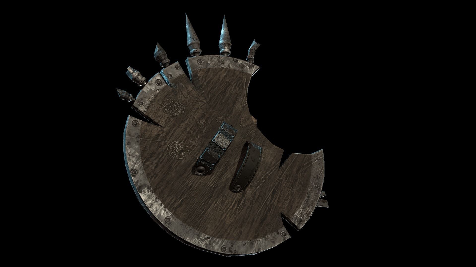 3D model Orc Set of fantasy shields VR / AR / low-poly | CGTrader