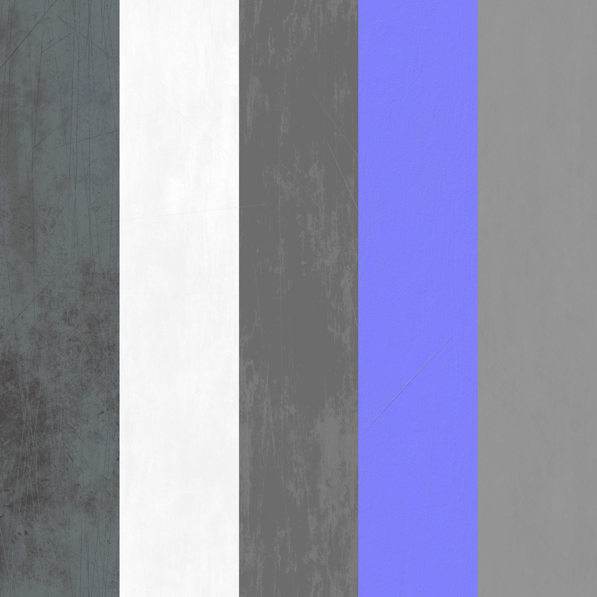 Scratched Steel PBR Texture Texture | CGTrader