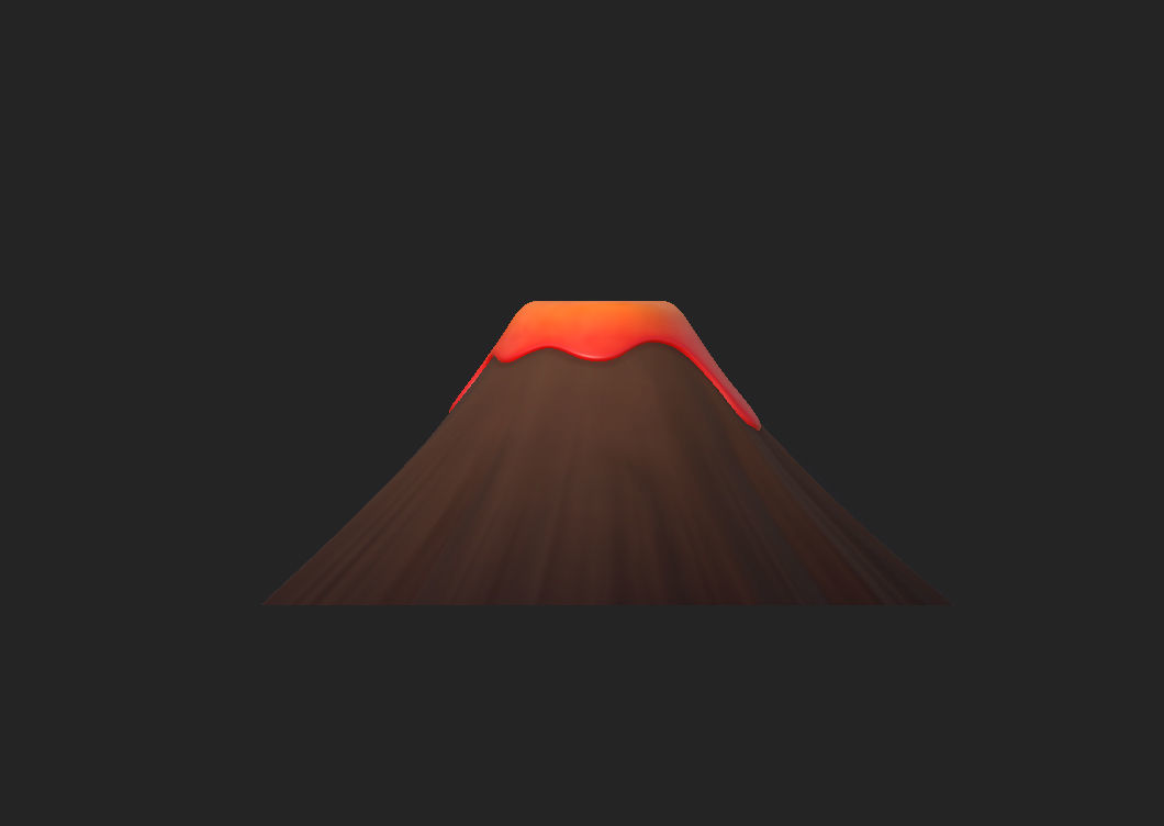 Volcano 3D model | CGTrader