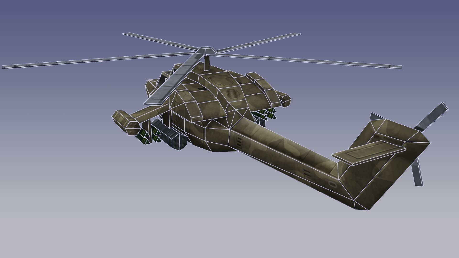 3D model Mil Mi-28 Havoc VR / AR / low-poly | CGTrader