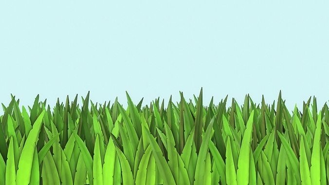 3D model Grass Lowpoly Pack VR / AR / low-poly | CGTrader