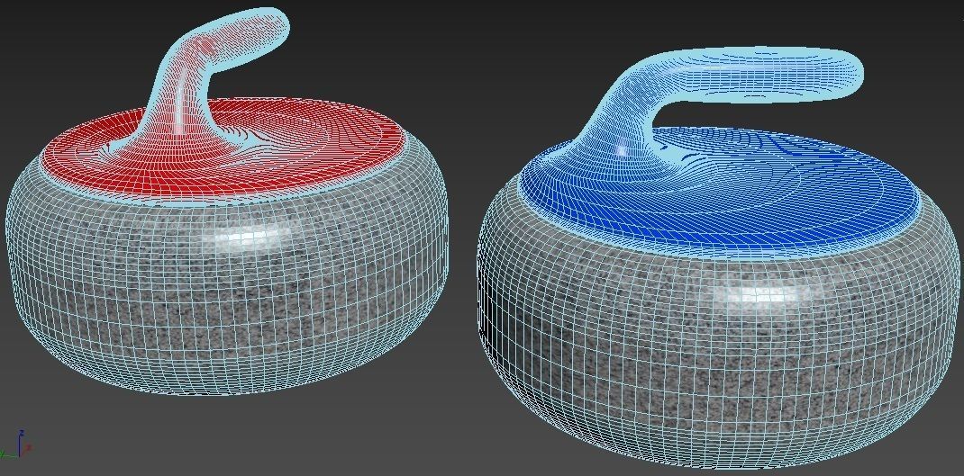 Curling Stones 3D model | CGTrader