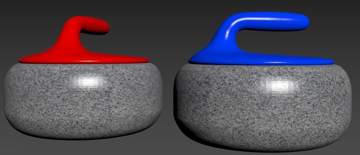Curling Stones 3D model | CGTrader