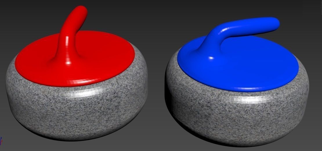 Curling Stones 3D model | CGTrader