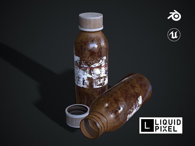 3D model Lean Bottle VR / AR / low-poly | CGTrader