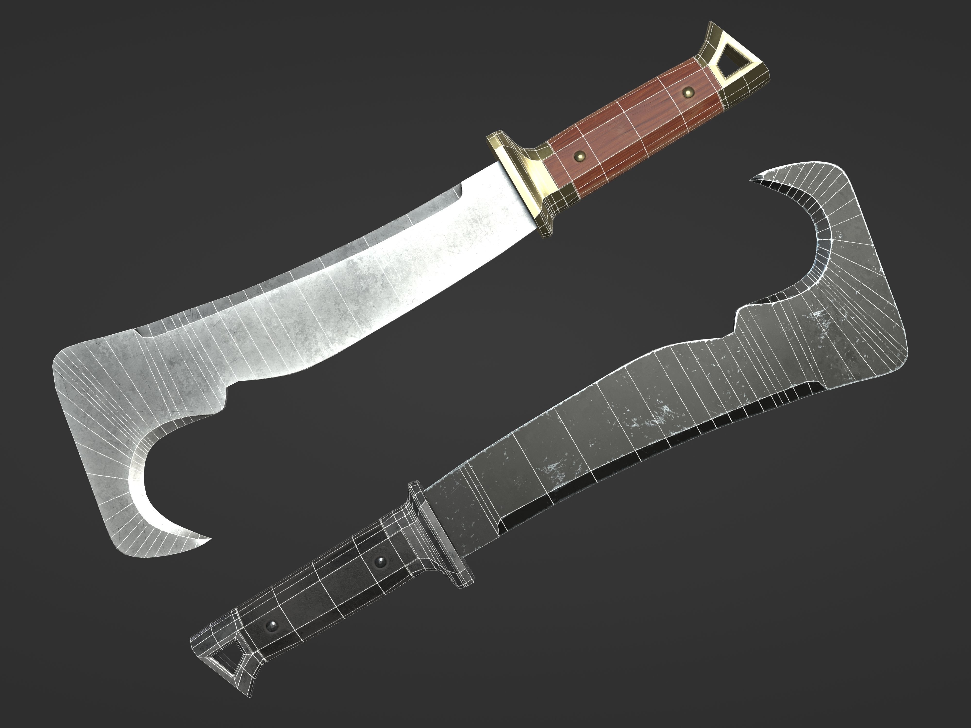 3D model Machete Collection VR / AR / low-poly | CGTrader