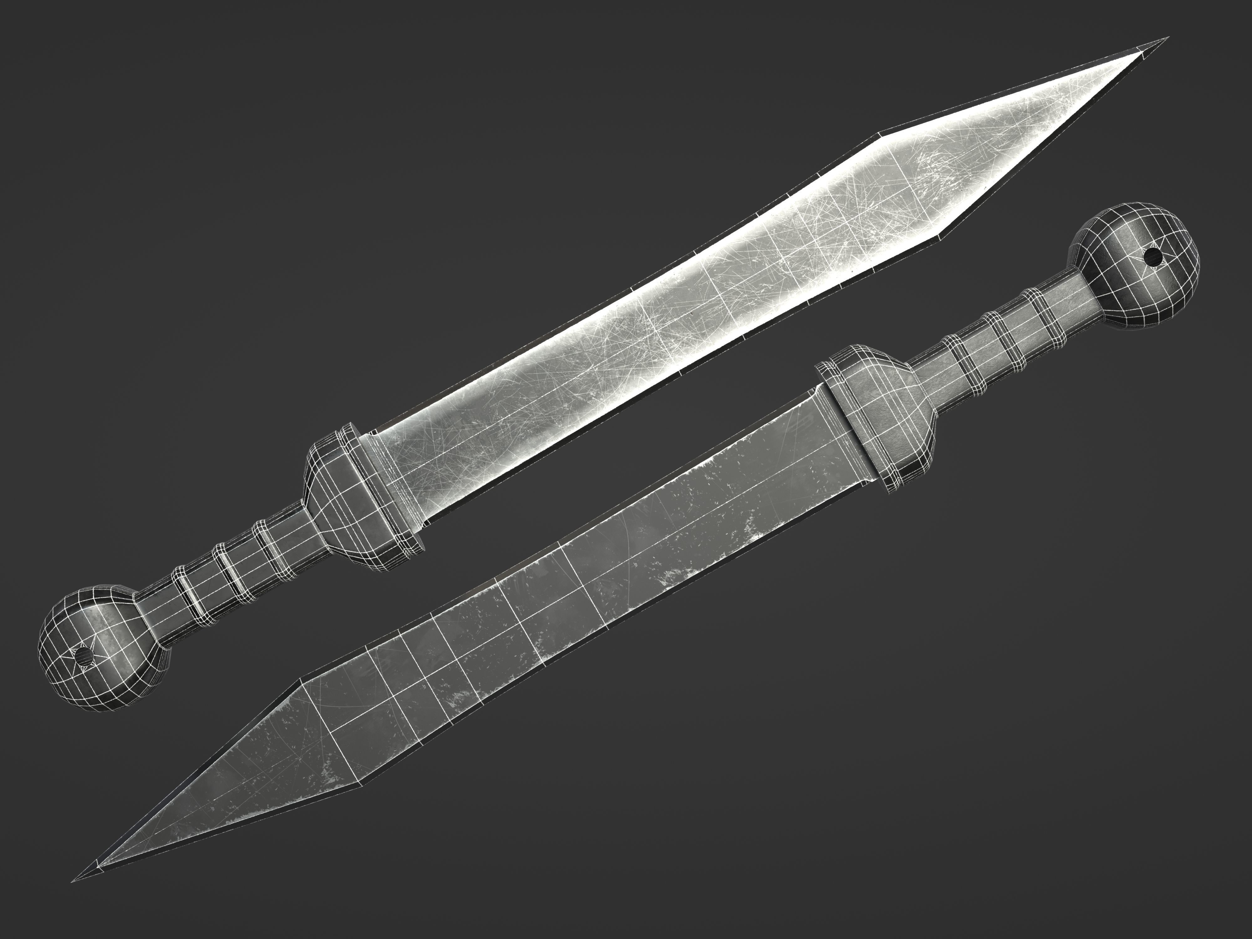 3D model Machete Collection VR / AR / low-poly | CGTrader