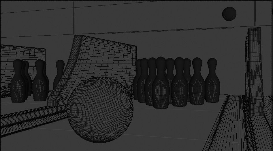 Bowling animation 3D model animated | CGTrader