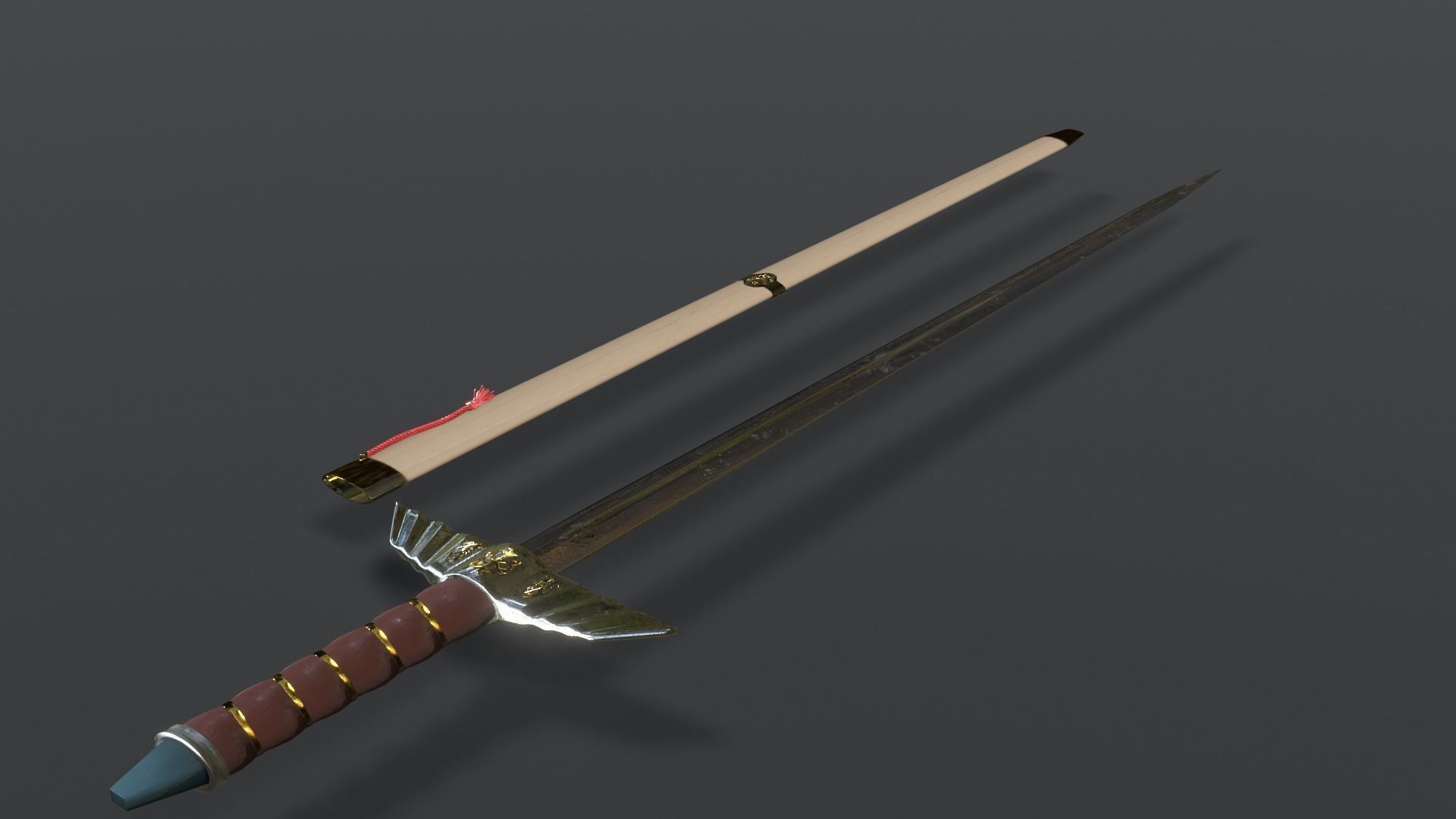 Sword - Swan Sword 3D model | CGTrader