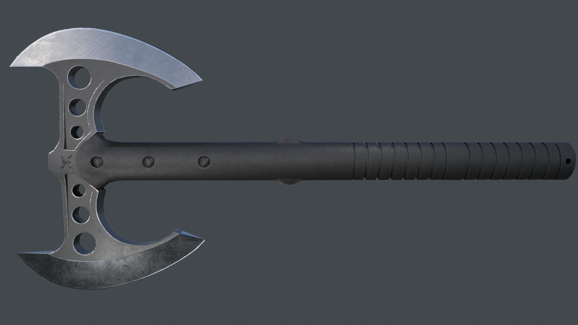 3D model Tomahawk M48 Double Bladed VR / AR / low-poly | CGTrader