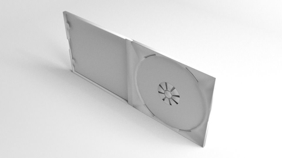 Single CD Case 3D model | CGTrader