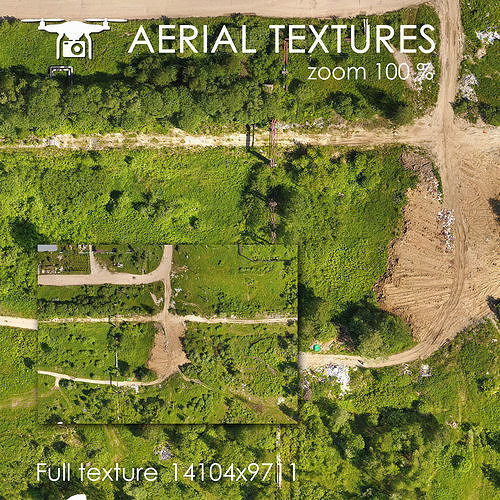 Texture Aerial texture 250 VR / AR / low-poly | CGTrader